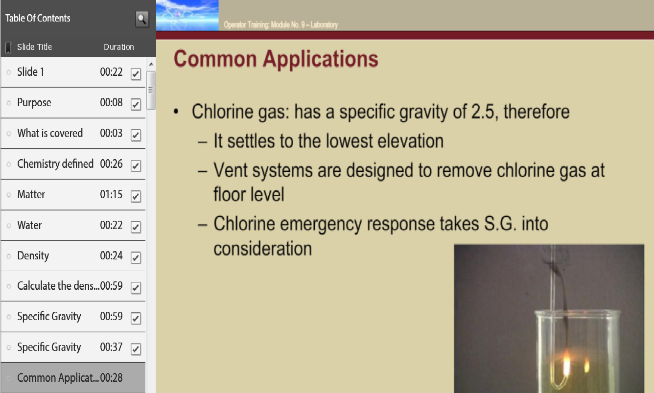 oletrain- Basic Chemistry for Operators