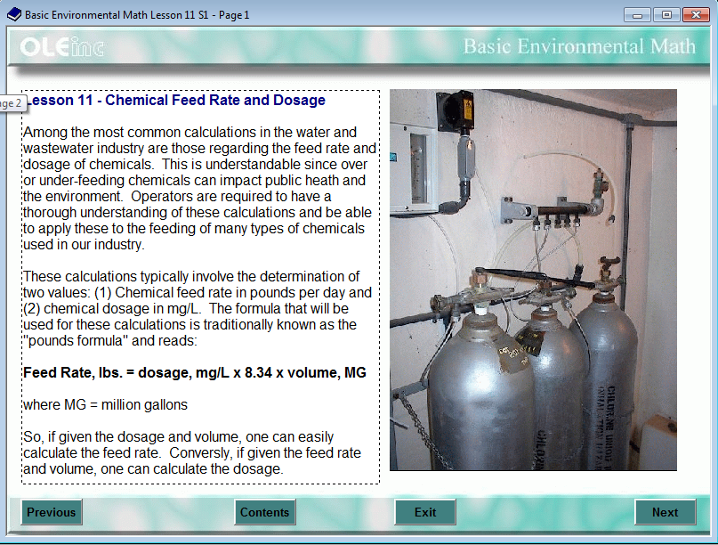 oletrain- Basic Environmental Math Lesson 11