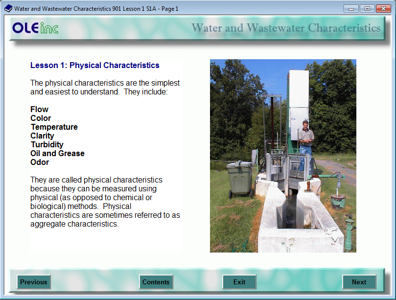 oletrain- Water and Wastewater Characteristics Lesson 1