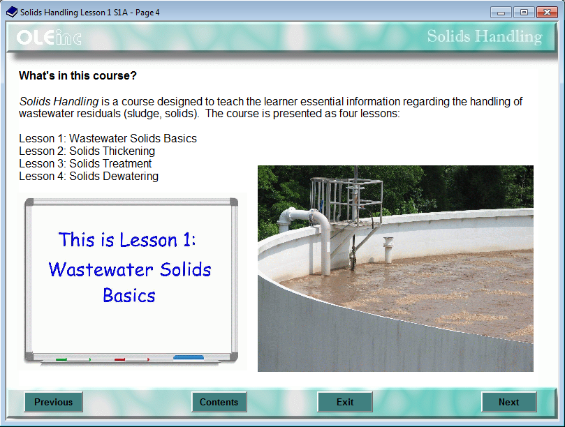 oletrain- Solids Handling Lesson 1: Wastewater Solids Basics