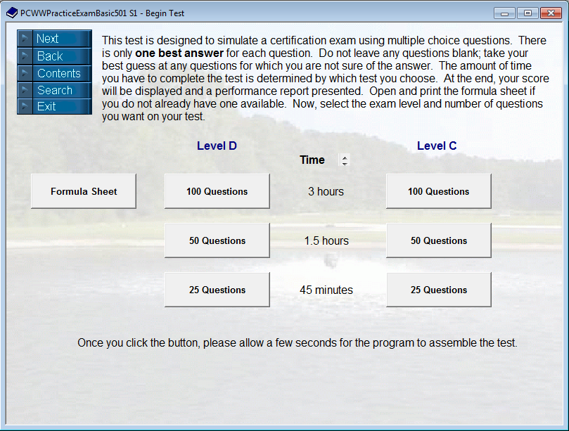 oletrain- Basic P/C Wastewater Practice Exam