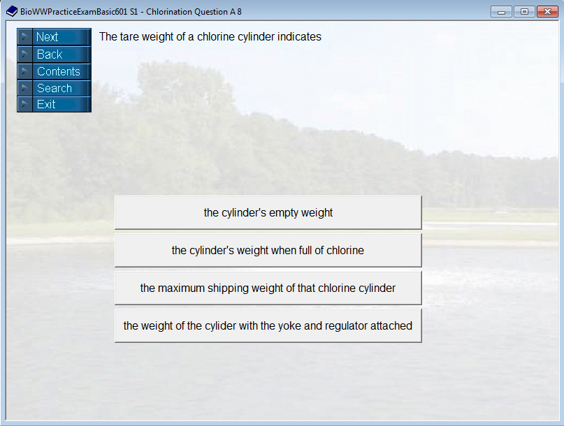 oletrain- Basic Biological Wastewater Practice Exam