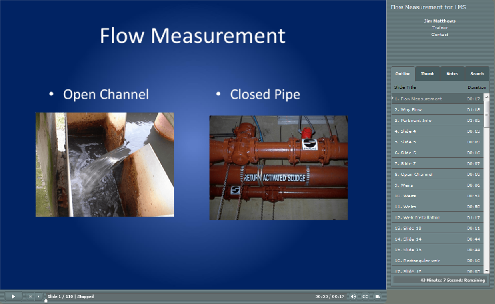 oletrain- Flow Measurement