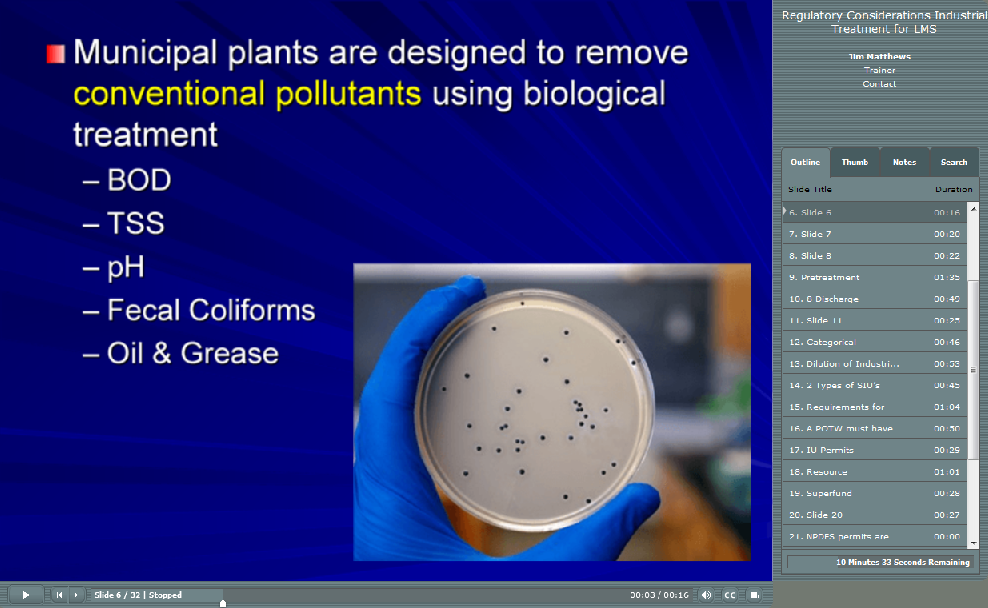 oletrain- Regulatory Considerations